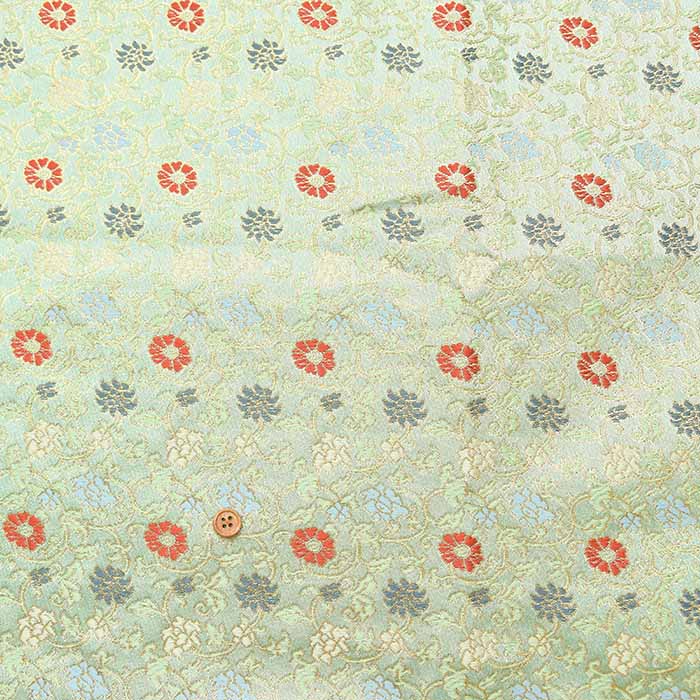 Gold Brocade Flower Arabesque | nomura tailor