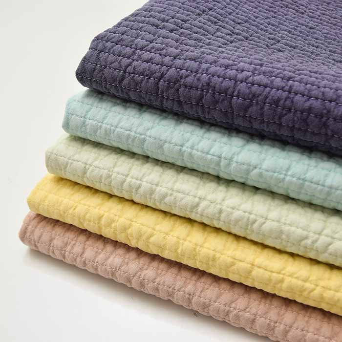 Korean Cotton Muslin Ibul Quilt Fabric - Solid Color | nomura tailor